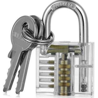 Jual Faminuyi - Gembok Lockmall 2 In 1 Portable Lock Pick Tool Kit Anti ...