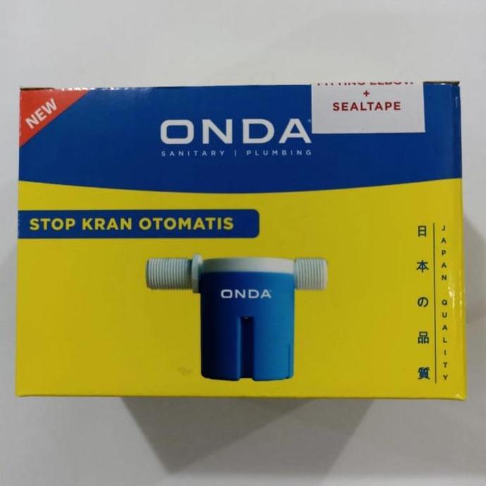 Jual Onda Stop Kran Pelampung Bak Torn Otomatis Drat 1/2"Inchi Baru ...