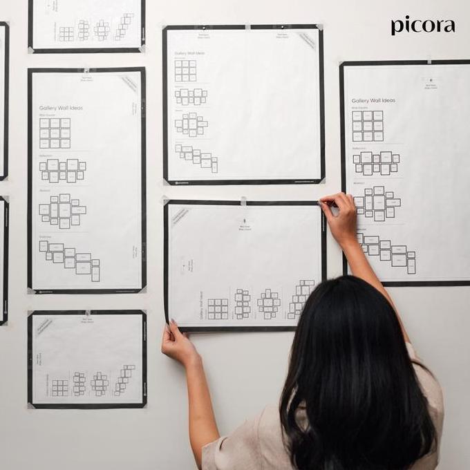Jual PICORA ARTE Wall Frame Square 36x36cm/20x20cm Pigura Bingkai Foto ...