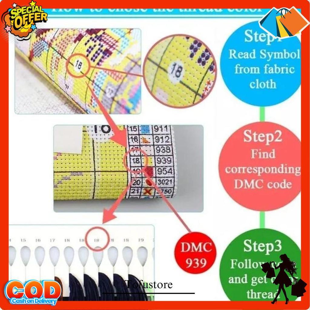 Jual Kristik Bunga Set New Embroidery Kits Flower Complete Set - Diy ...
