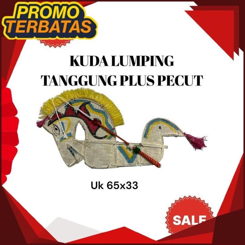 Jual MAINAN TRADISIONAL KUDA LUMPING TANGGUNG + PECUT LIDI UK 65X33 ...