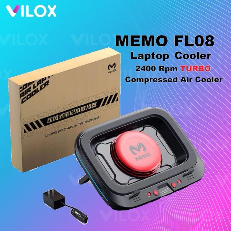 Jual memo fl08 laptop macbook air cooling pendingin cooler fan pad 2400 ...