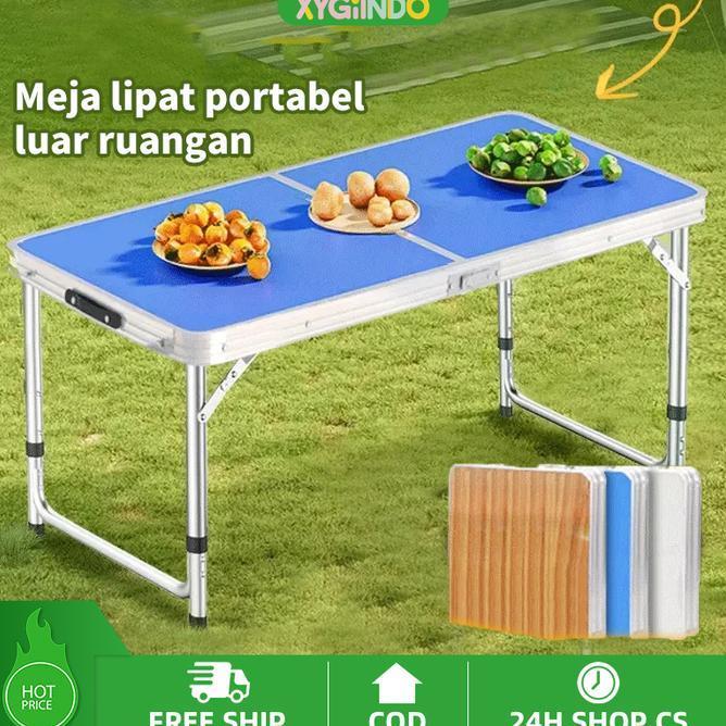 Jual Terlaris Mehaa Meja Lipat Portable Aluminium Free Bubble Wrap ...