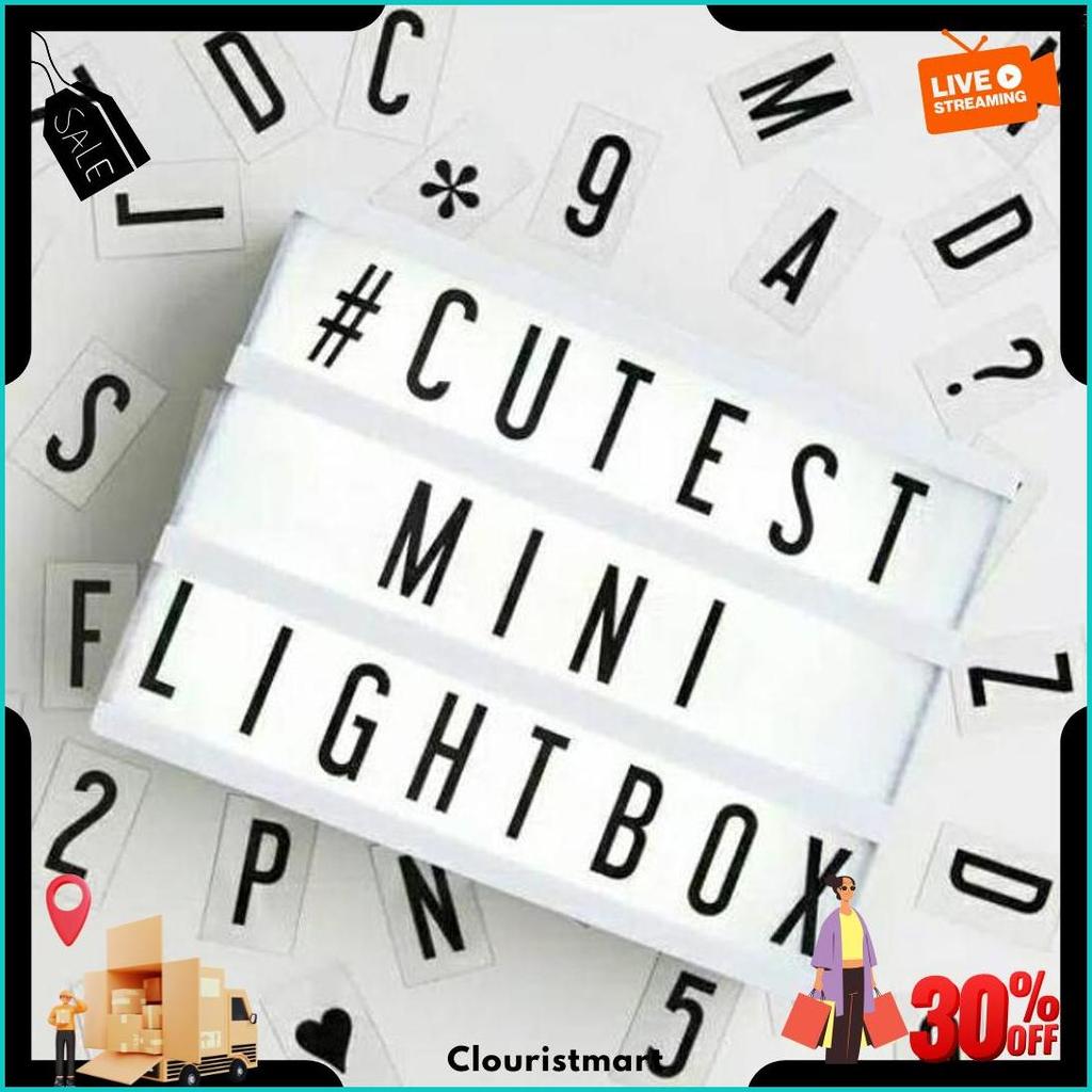 Jual Letter Box / Light Box A4 With Usb Lampu Huruf Cinema Box Led ...