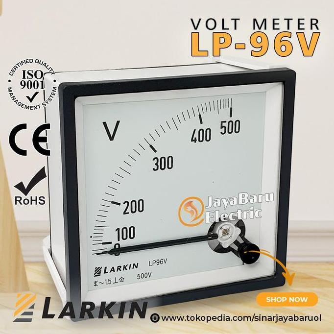 Jual Voltmeter Voltmeter Analog Larkin Lp-96V 500V Restock! | Shopee ...