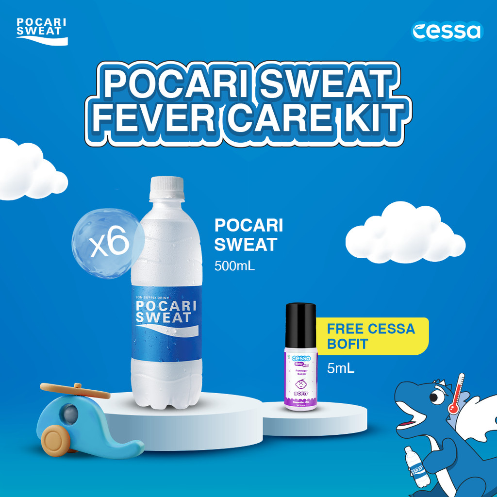 Jual POCARI SWEAT 500 ml Fever Care Kit - BONUS Cessa Baby Bofit 5ml ...
