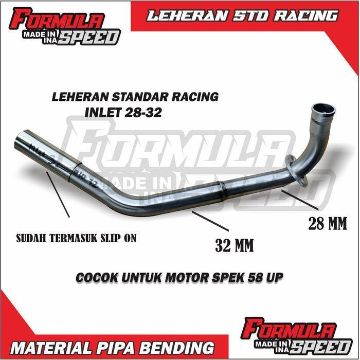 Jual Leheran Knalpot Standar Racing + Slip On Inlet 28-32 Mm Pnp Beat ...