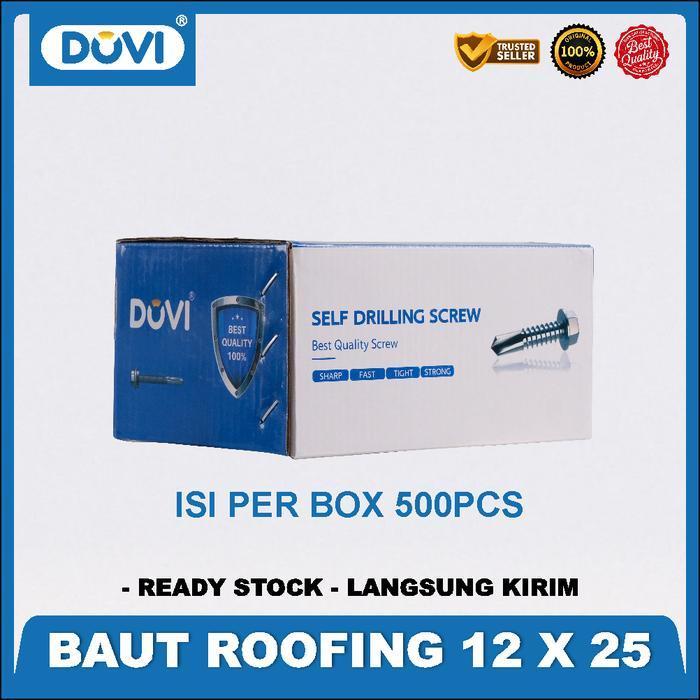 Jual Sekrup Baja Ringan Sds 12X25 Baut Roofing / Self Drilling Screw ...
