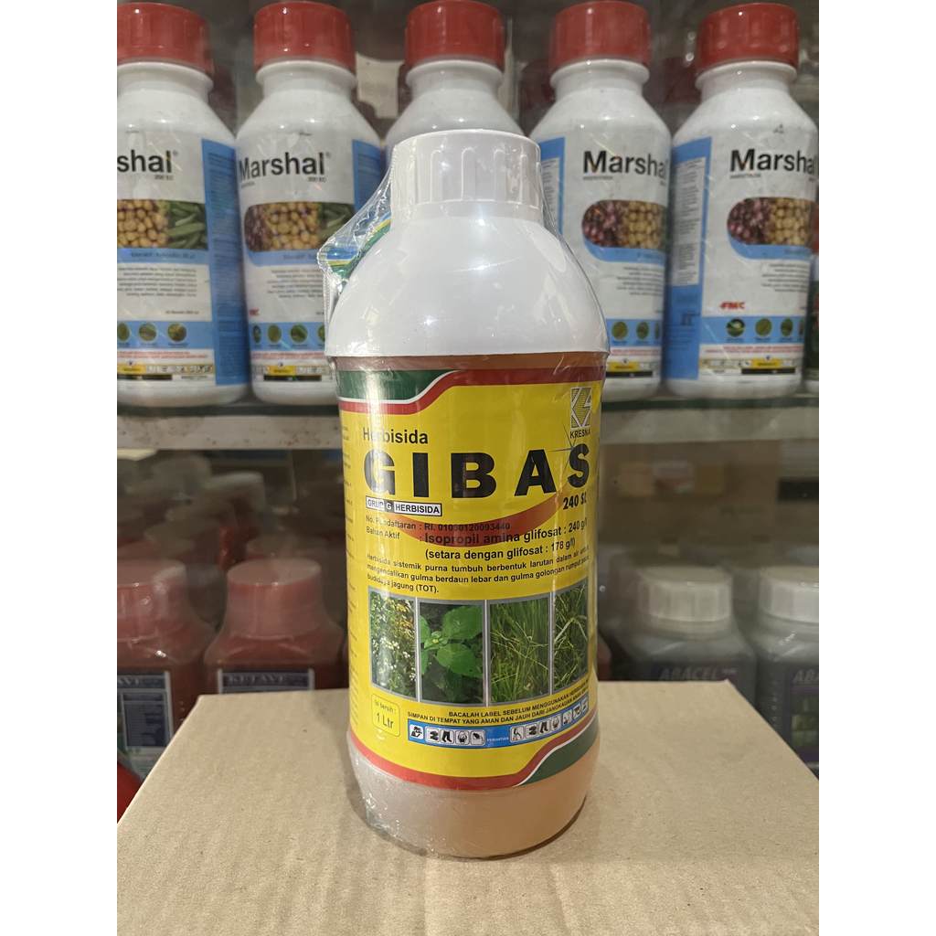 Jual Racun Rumput Gibas 240 SL 1 Liter Herbisida Ampuh Basmi Gulma ...