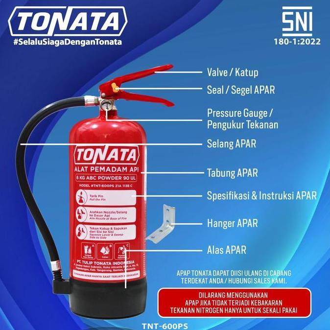 Jual Alat Pemadam Api Tonata Sni / Apar Abc Powder 6 Kg | Shopee Indonesia