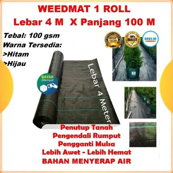 Jual Ground- Weedmat Roll Lebar 4 M X Panjang 100 M Terpal Green House ...