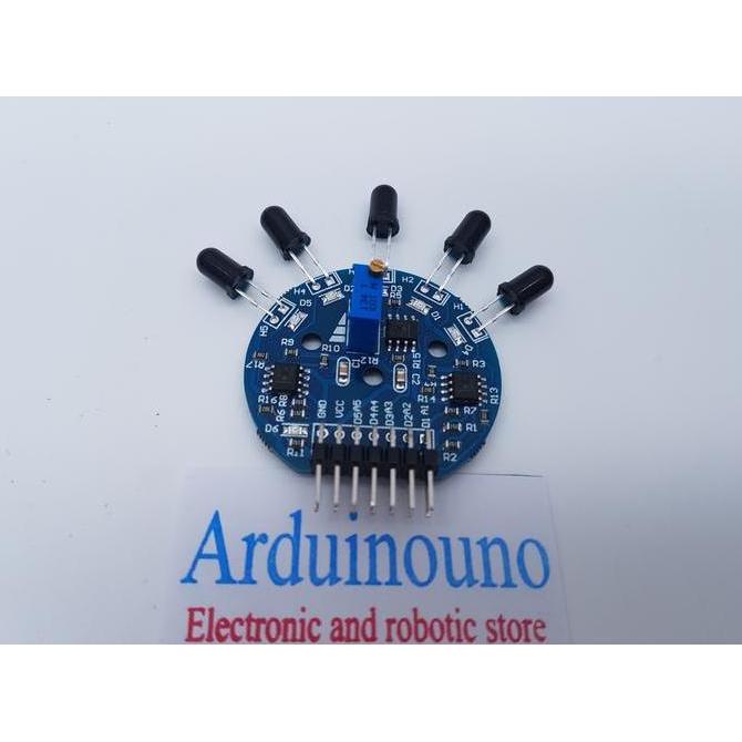 Jual Flame sensor api 5 Channel detector pendeteksi Fire module for arduino | Shopee Indonesia