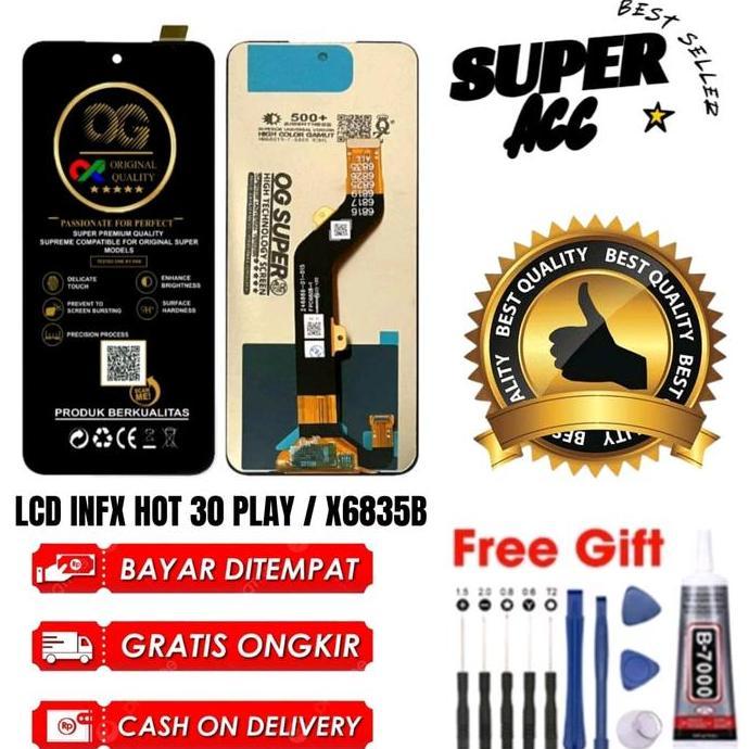 Jual DF187>> Lcd Touchscreen INFX HOT 30 PLAY / X6835B Fullset Original ...
