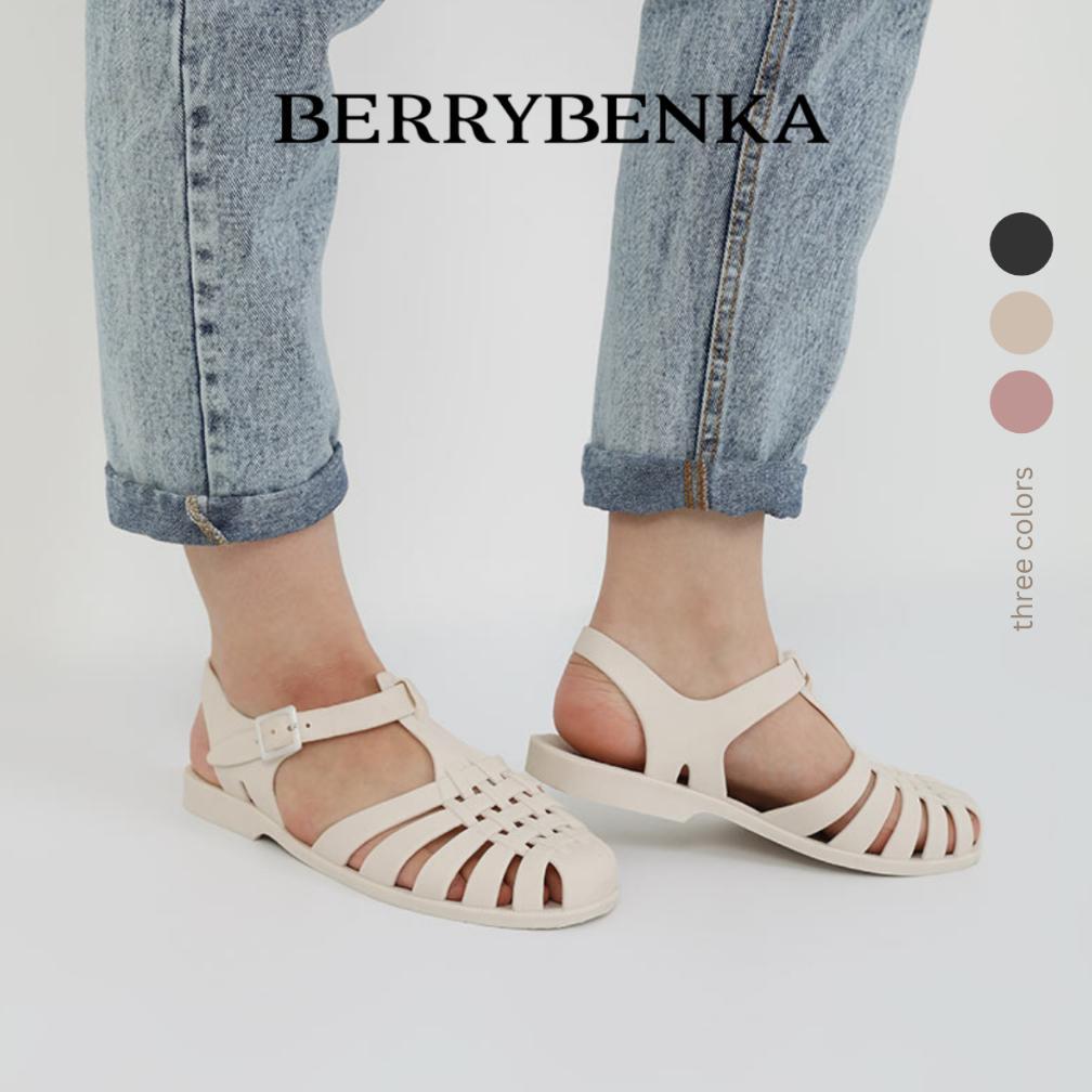Jual Berrybenka - Sepatu Sandal Tali Wanita Sofia Melly Jelly Sandal ...