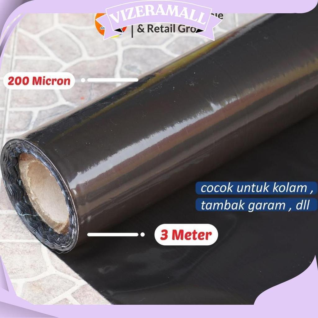 Jual Geomembran Hdpe Tebal 200 Micron Lebar 3 Meter Ori | Shopee Indonesia