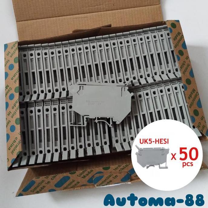 Jual FANA- UK5-HESI Din Rail Modular Fuse Terminal Block Bukan Phoenix ...