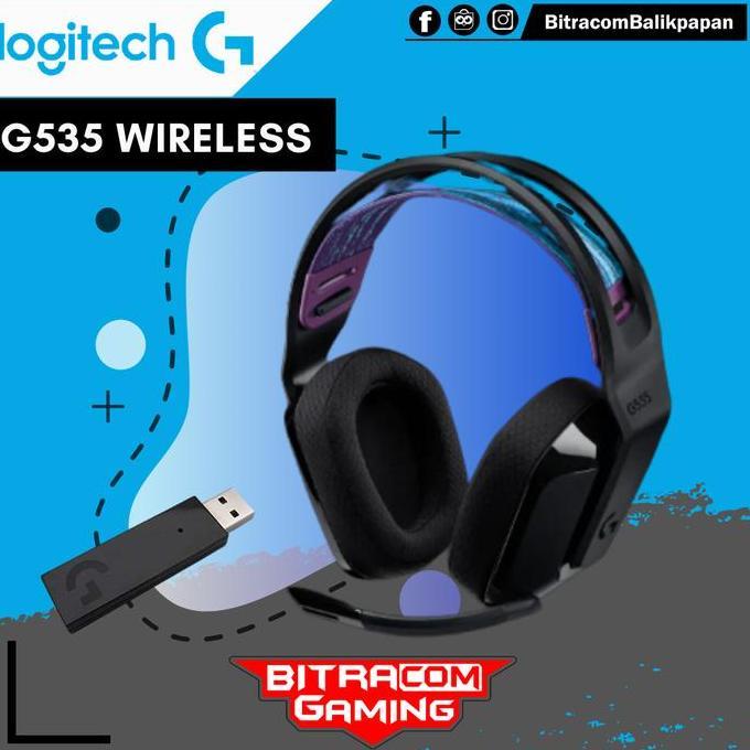 Jual Logitech - G535 - Headset Gaming Wireless - Black | Shopee Indonesia
