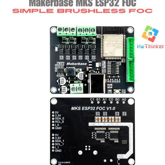 Jual Makerbase Mks Esp32 Dual Simplefoc Shield For Bldc Brushless Servo ...