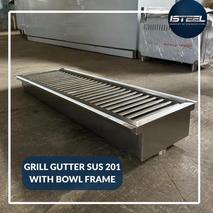 Jual Grill Gutter with Bowl Frame/Tutup Selokan/Cover Got Stainless ...