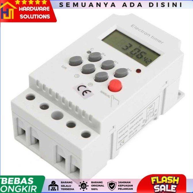 Jual SKYNANI MCB Power Timer Programmable Time Switch Relay 25A 220V ...