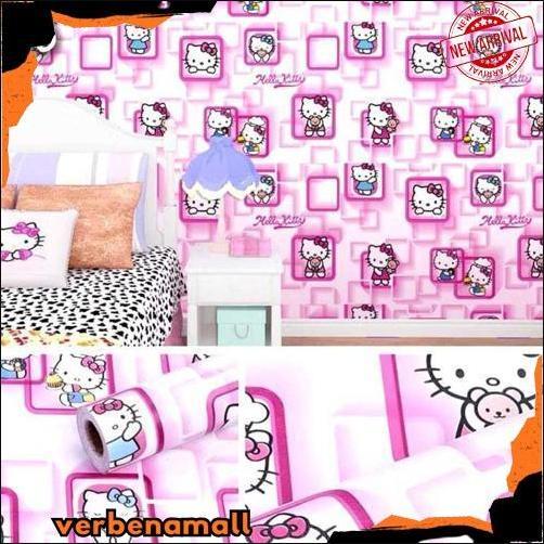 Jual GROSIR Wallpaper Dinding Pink Wallpaper Dinding Ruang Tamu ...