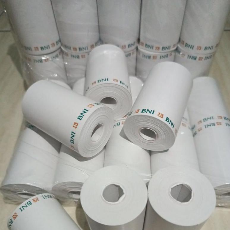 Jual Kertas Struk Thermal Logo BNI Ukuran 57/58x30mm Isi 10 Pcs ...