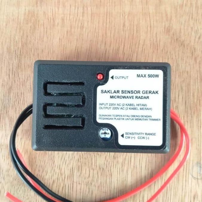 Jual Saklar Sensor Gerak Benda dan Manusia 500W Radar Microwave 220V AC ...
