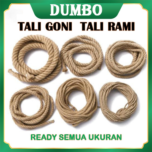 Jual Tali goni 8mm 10mm 12mm 14mm / tali garukan kucing / tali rami ...