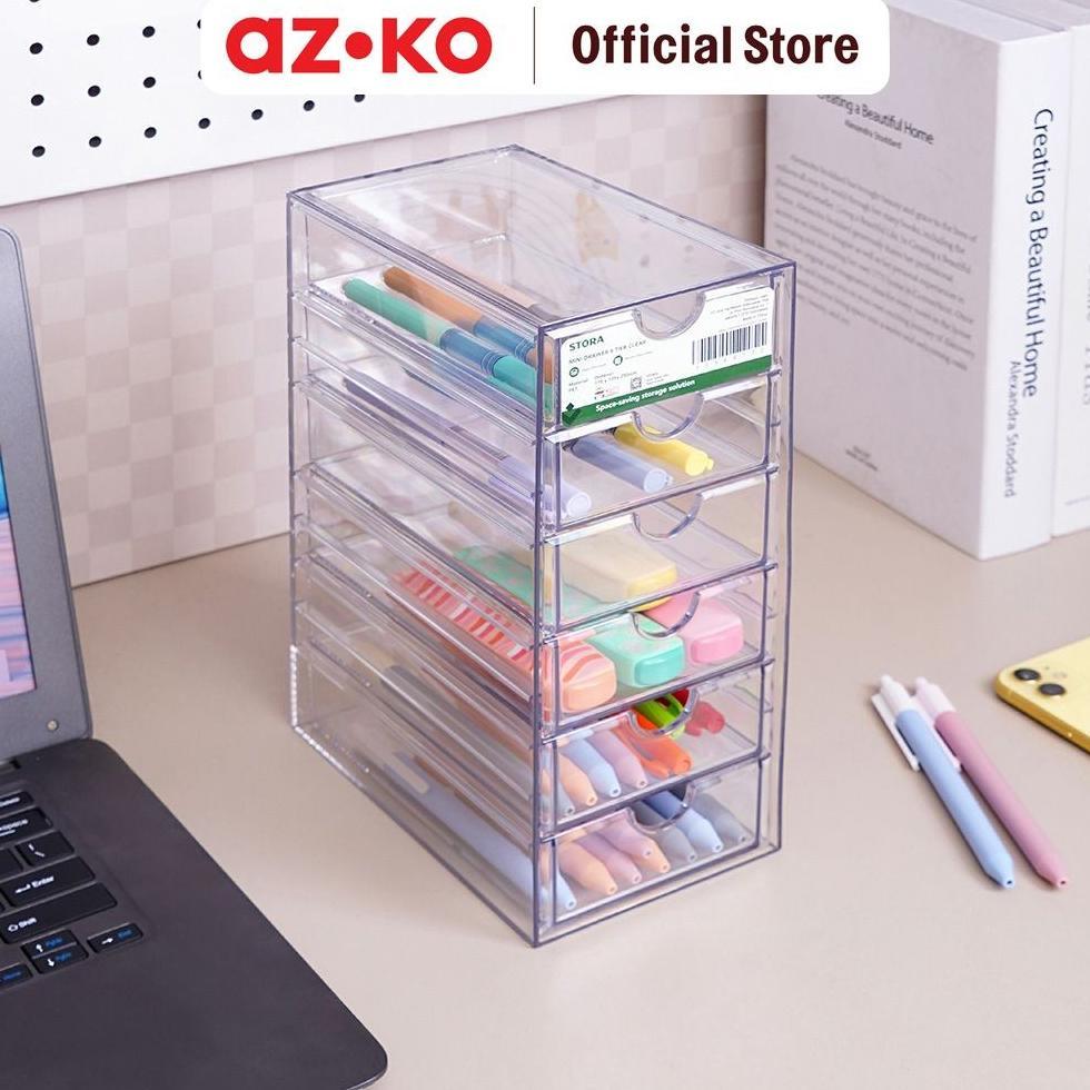 Jual AZKO Stora Laci Penyimpanan Mini Clear Desk Mini Drawer Tempat ...