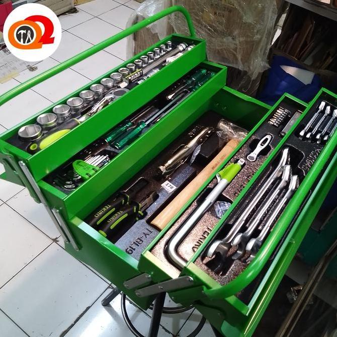Jual TEKIRO TOOL BOX SET 72 PCS - Toolkit perkakas bengkel | Shopee ...