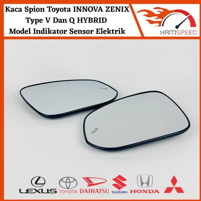 Jual Kaca Spion Innova Zenix Type V Q Hybrid Model Sensor Blind Spot ...