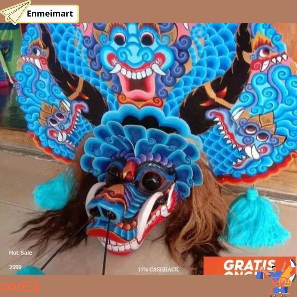 Jual Barongan Devil Sungut Full Kayu Asli Ukuran 14 Bonus Kemul Panjang ...
