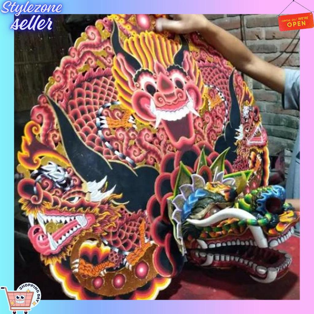 Jual BARONGAN DEVIL Sungut Full Kayu Asli Ukuran 14 Bonus Kemul Panjang ...