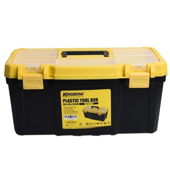 Jual Krisbow Tool Box Kotak Perkakas 50 X 26 X 24 Cm | Shopee Indonesia