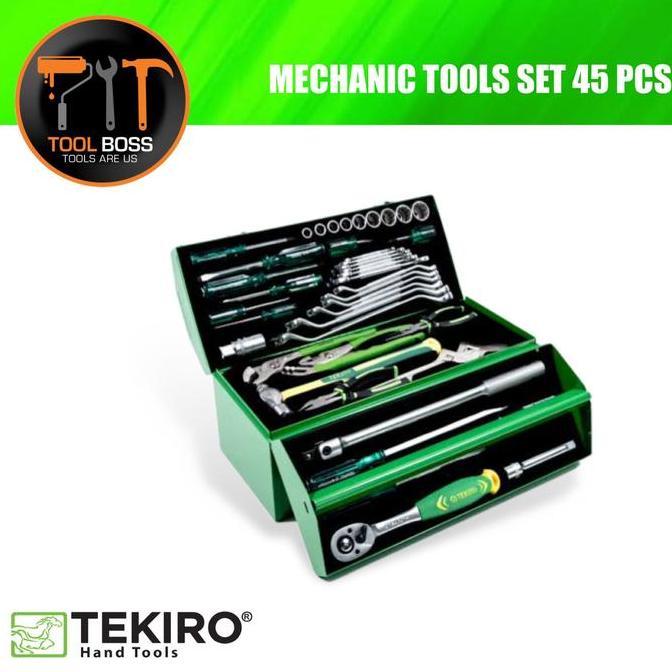 Jual Tekiro Mechanic Tool Set 45 Pcs - Otomotif Tools Set Bok Besi ...