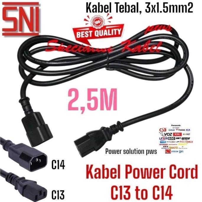 Jual Kabel Power ( Model APC AP9870 ) bukan merk apc Power Cord C13 to ...