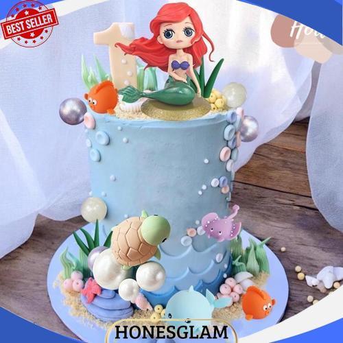 Jual Produk Baru Hiasan Ocean Gurita Ikan Paus Topper Karton Shell ...