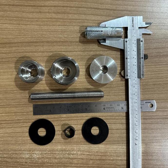 Jual Adjustable Glass Holder Railing Pin Glass Hole 13 Mm With Dinaset ...