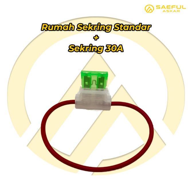 Jual Box Sekring Sikring Fuse 30A dengan Kabel Sepeda Listrik | Shopee ...