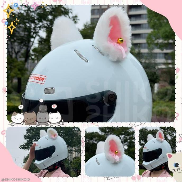Jual EHcat Ear Cat Helmet Aksesoris Helm Helme Helem Kuping Kucing ...