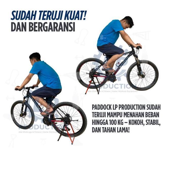 Jual Stand Paddock Sepeda Statis Bike Trainer Fixie Roadbike MTB Seli ...