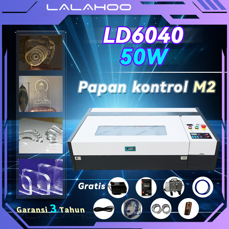 Jual Mesin laser 6040 controller 50W M2 mesin laser with Laser untuk ...