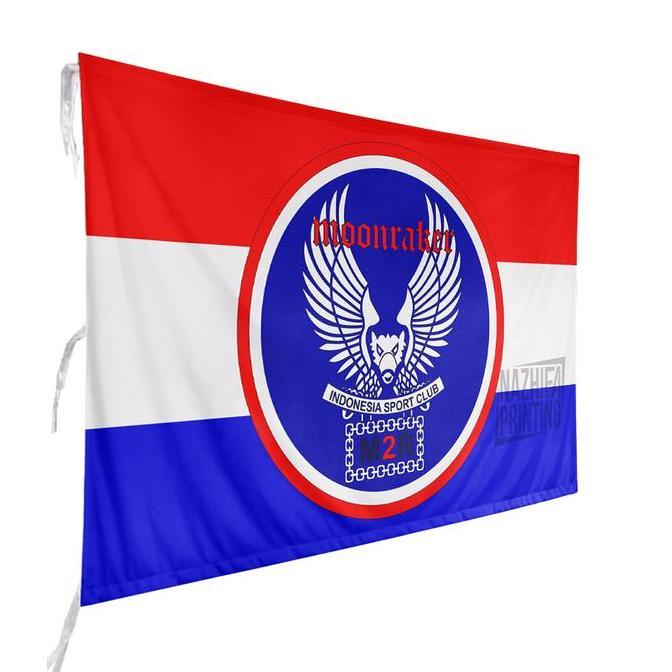 Jual Bendera Moonraker Indonesia Klub Motor Ukuran Kecil-Besar Bahan ...