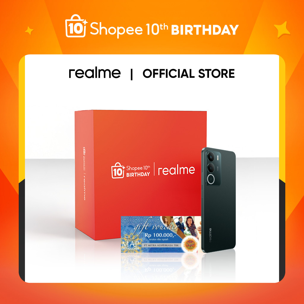 Jual [Shopee Special 10th Birthday] realme P3 Lite + Voucher MAP Rp100 ...