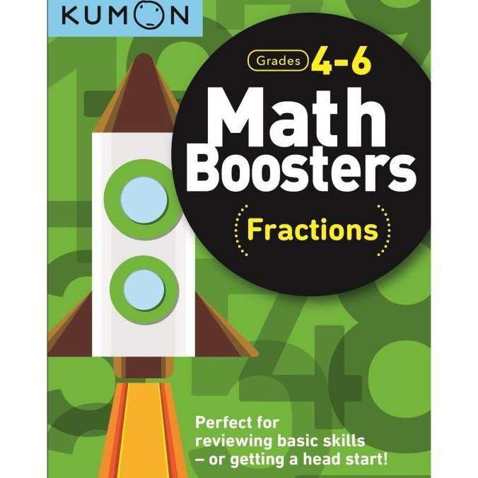 Jual Tool_kitsz - Kumon Math Boosters: Fractions Grades 4-6 Belajar ...