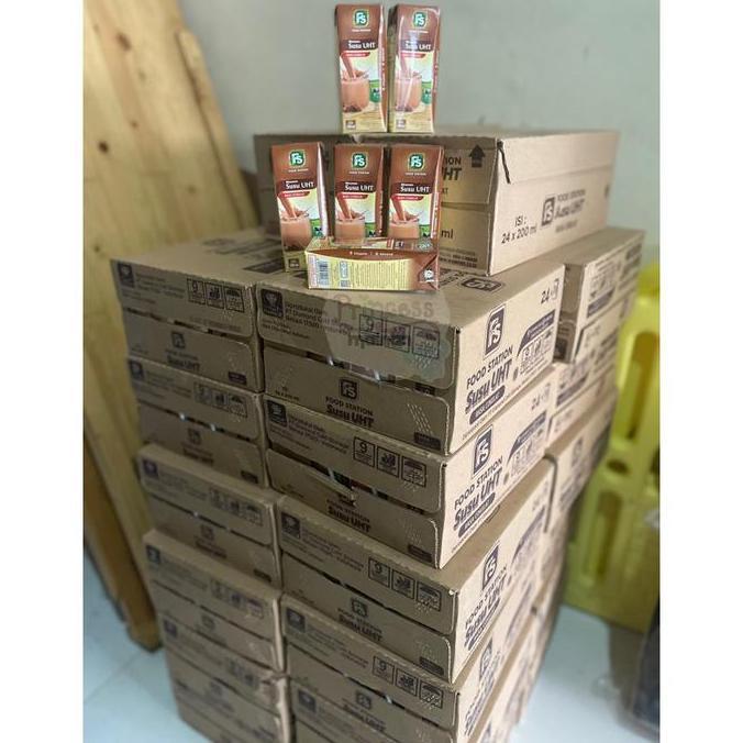 Jual Expert- susu uht fs food station 200ml 1 dus | Shopee Indonesia