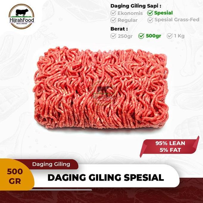 Jual Hijrahfood Daging Giling Sapi | Minced Ground Beef - SPECIAL - 500 ...