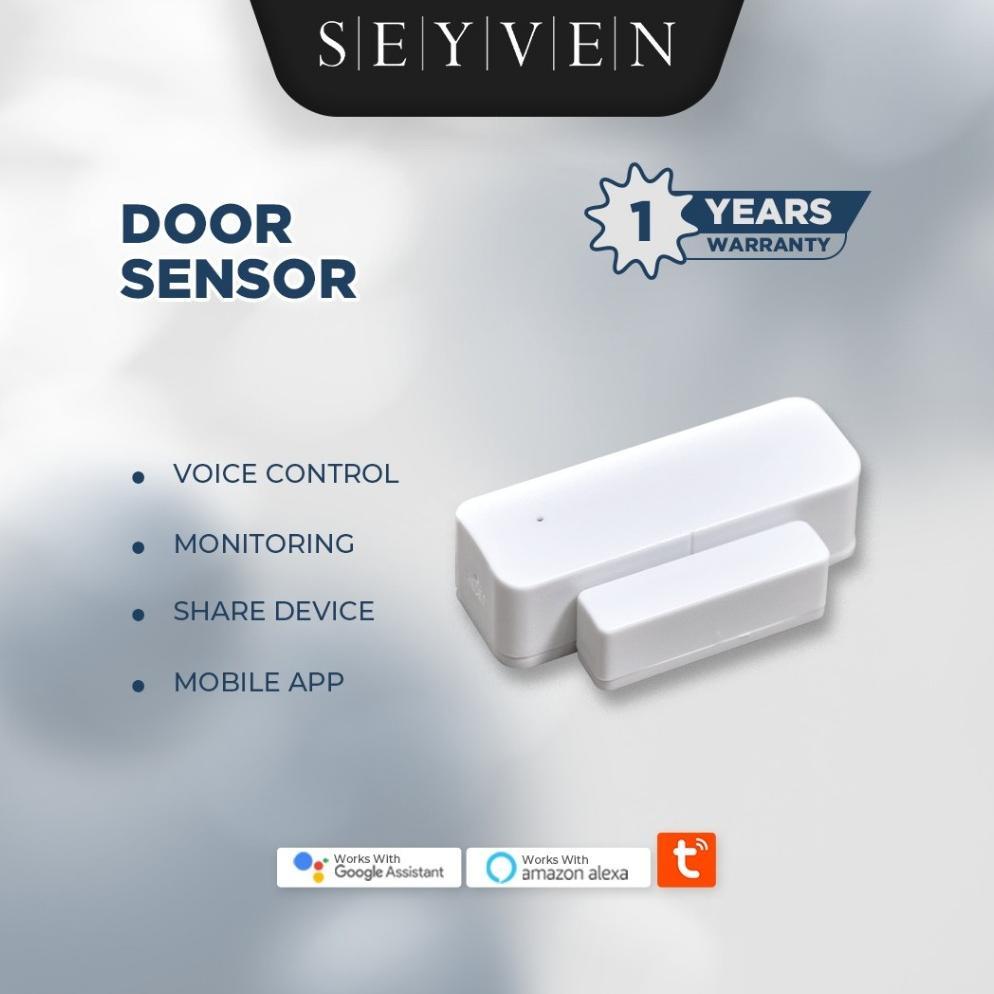 Jual SEYVEN Door Sensor Pintu Sensor Jendela Wifi Tuya Smartlife Google ...