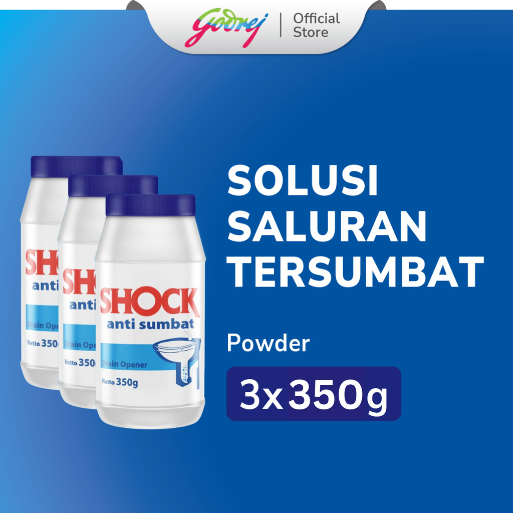 Jual Shock Anti Sumbat Botol 350 gr x3 | Shopee Indonesia