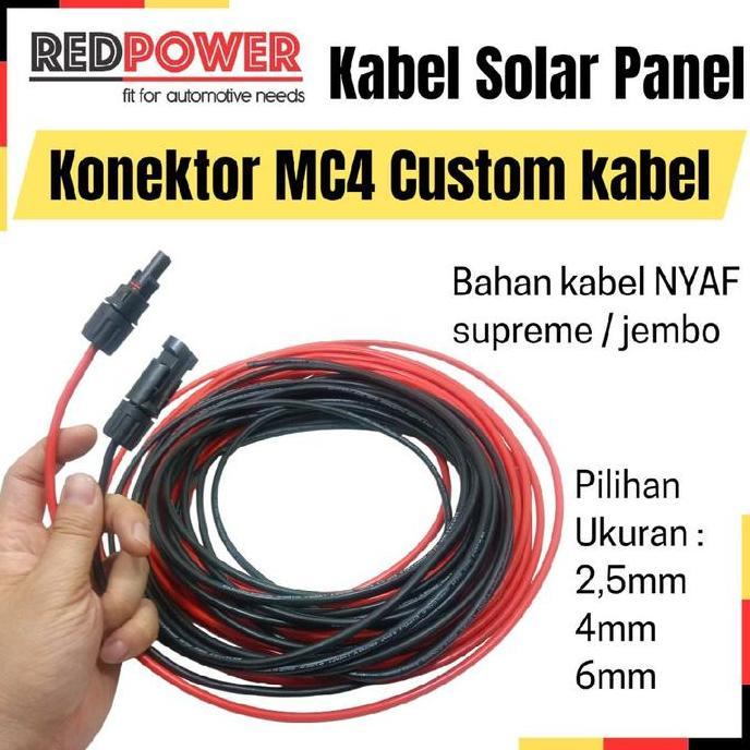 Jual Redpower Kabel Solar Panel Soket Konektor Mc4 Connector Panel ...